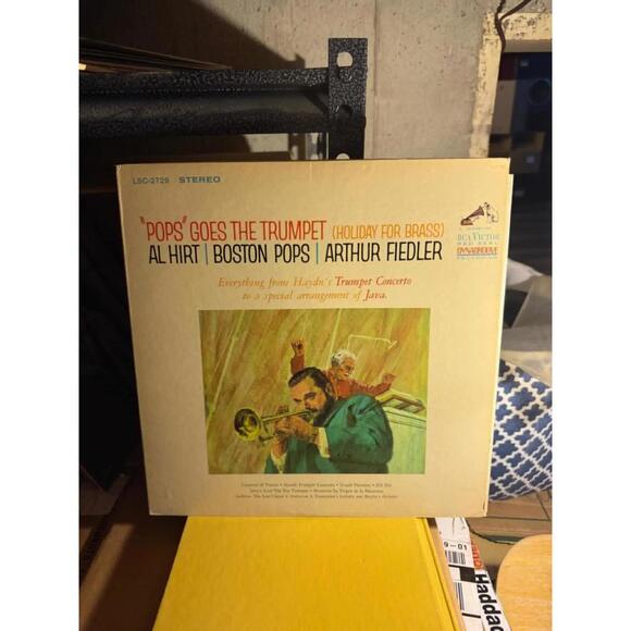 Media | Al Hirtboston Popsarthur Fielder Pops Goes Trumpet 33rpm Vg ...